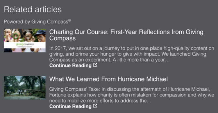 Partner with Giving Compass - Giving Compass