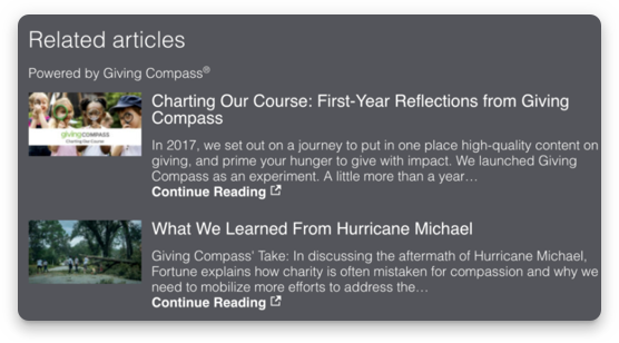 Partner With Giving Compass Giving Compass